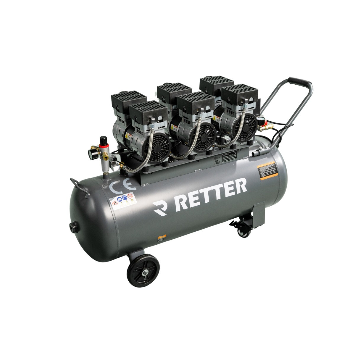 Flüster Kompressor 100 L - leiser Druckluftkompressor, 529,90